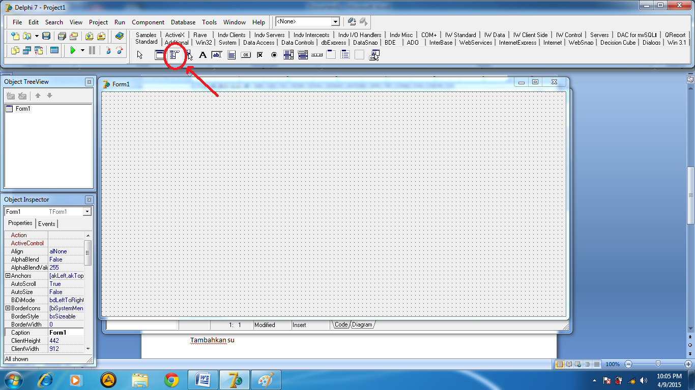 Informatika Cara Membuat Form Login Delphi 7