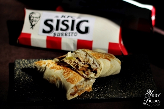 KFC Sisig Rice Bowl and KFC Sisig Burrito | YedyLicious Manila Food ...