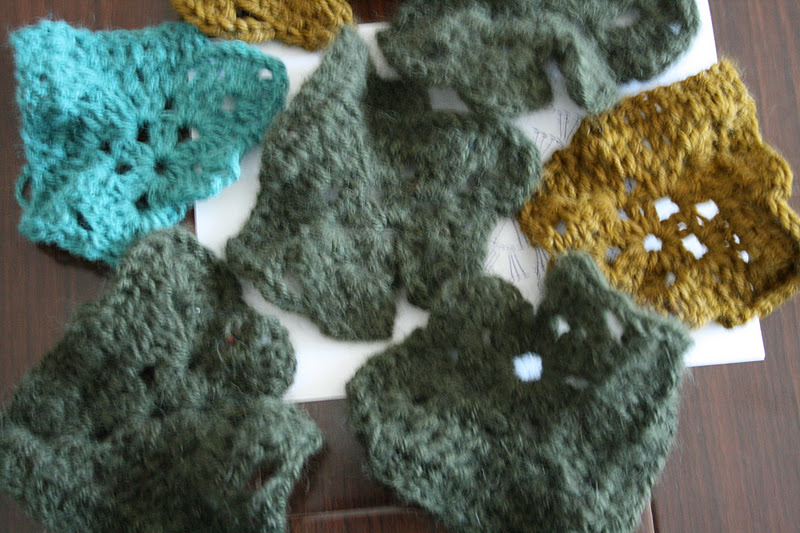 Happy Woman: Crochet vine leaves pattern