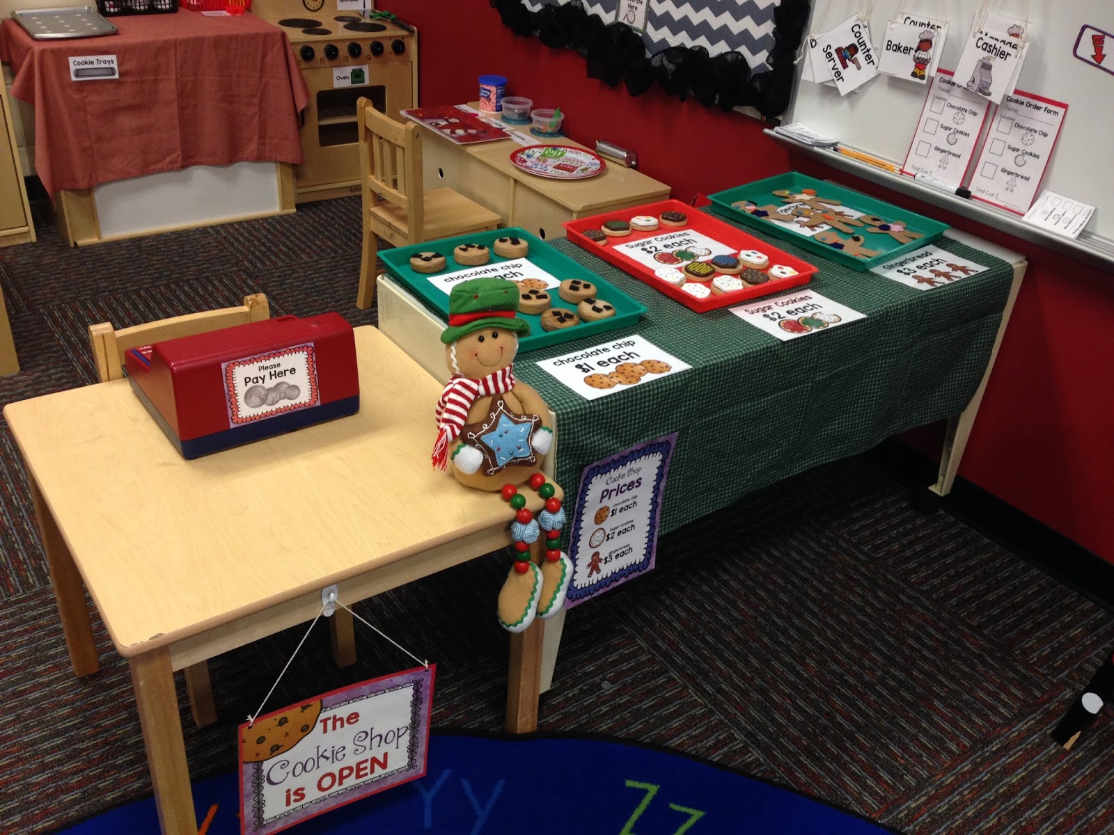 Classy in Kinder now Fancy in First: Cookie Shop Dramatic Play in time ...