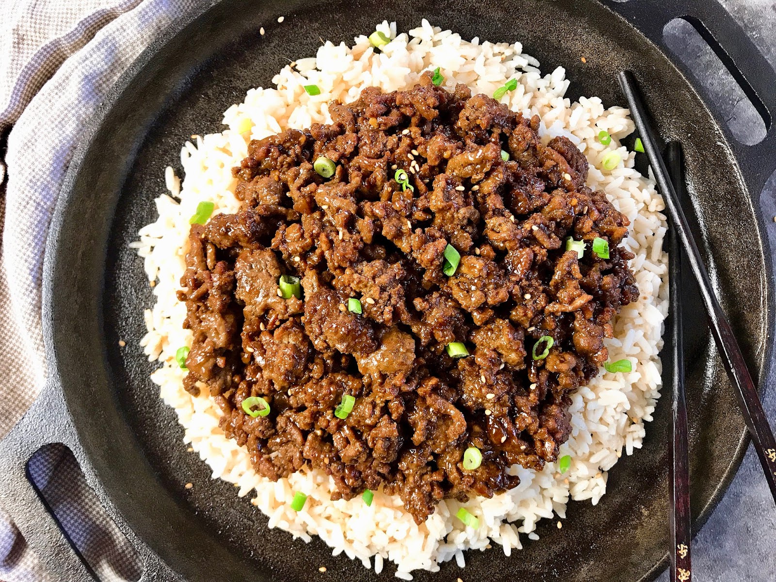 Korean Beef and Rice