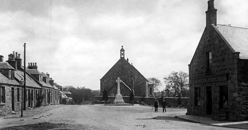 Tour Scotland: Old Photograph Parish Church Tarves Scotland