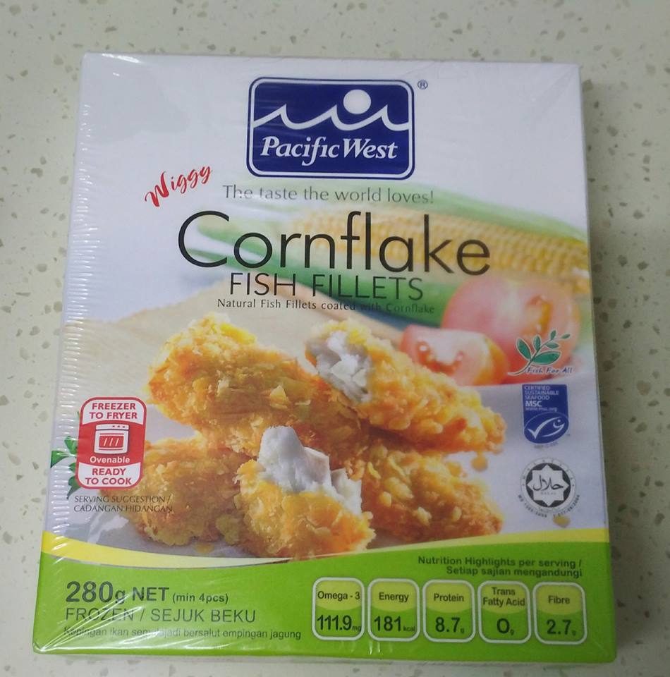 Yvonne家常菜: 麦香鱼块 Cereal Cornflakes Fish Fillets