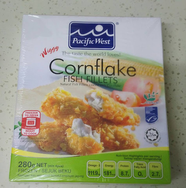 Yvonne家常菜: 麦香鱼块 Cereal Cornflakes Fish Fillets