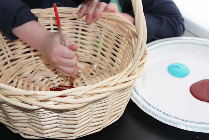 Painting Baskets for Family Dinner Book Club: Anna Hibiscus | Sunny Day ...