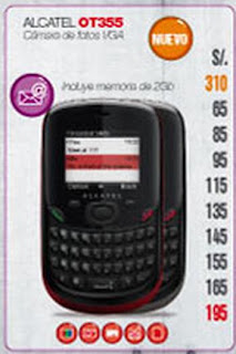 CLARO QUE TIENES MAS: Alcatel OT 355 en Claro