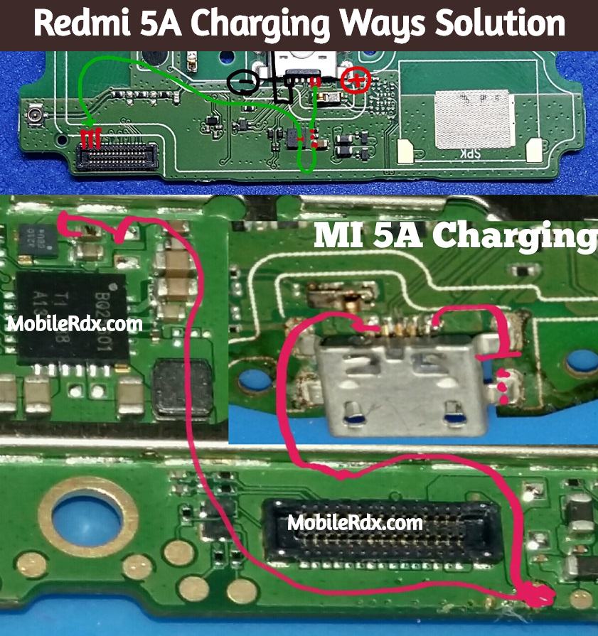 Redmi 5A Charging Ways Solution – Repair Not Charging Problem