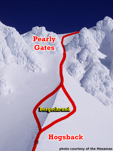 Mount Stuart Climb Project: Route: Mount Hood - South Side (Hogsback ...