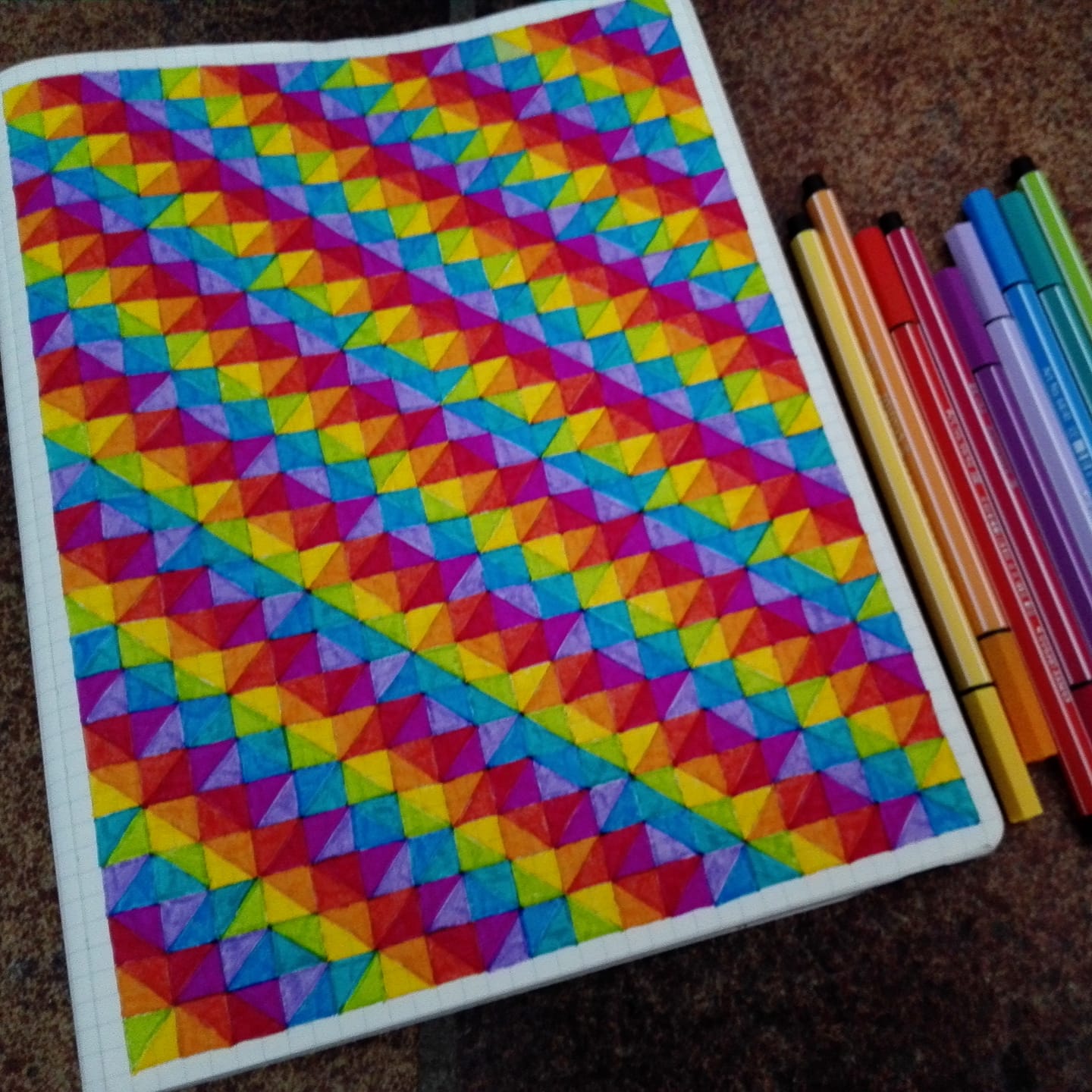 Caatje's Artsy Stuff: Rainbow Patterns