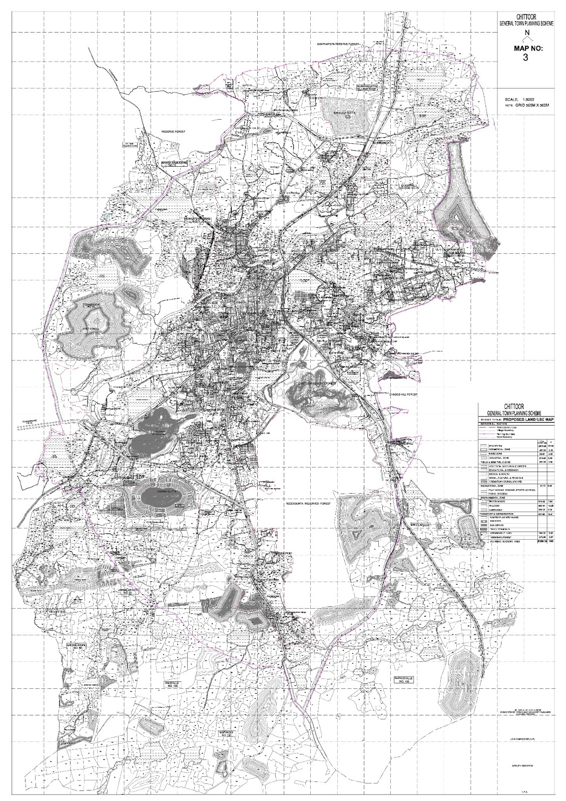 Chittoor District Mandals Map
