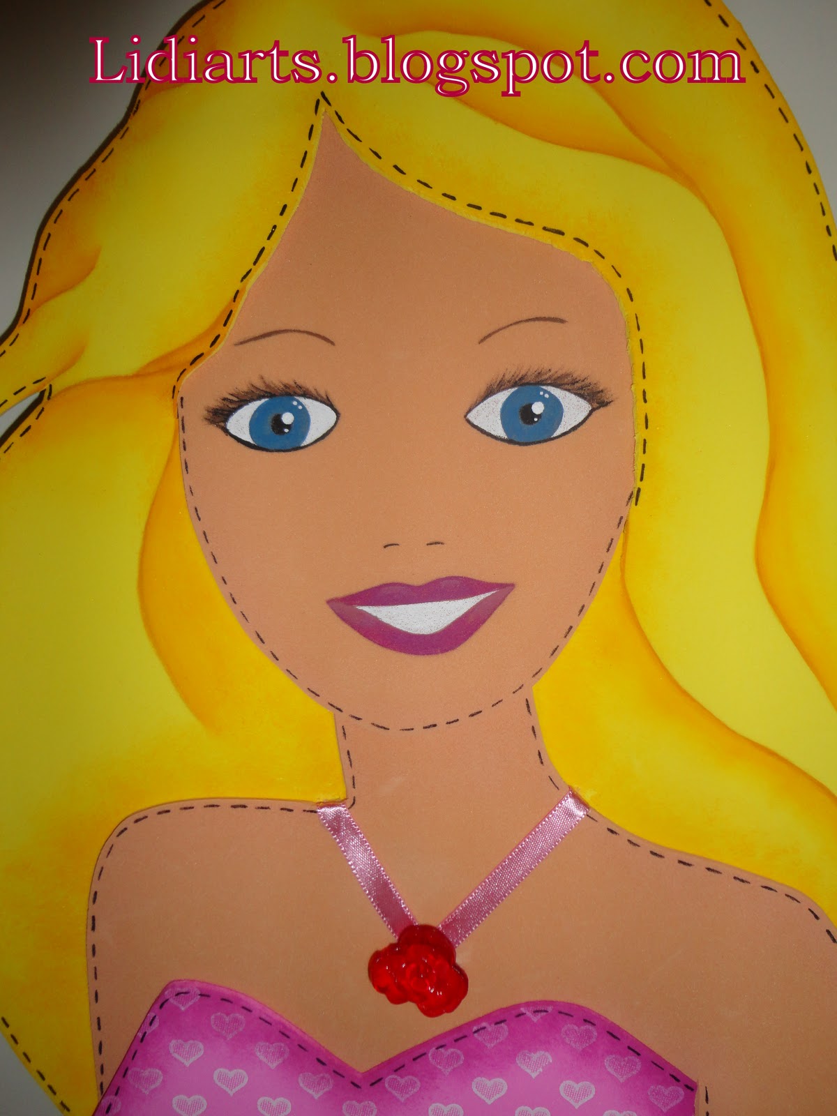 LIDIARTS****: Barbie - Placa de Porta