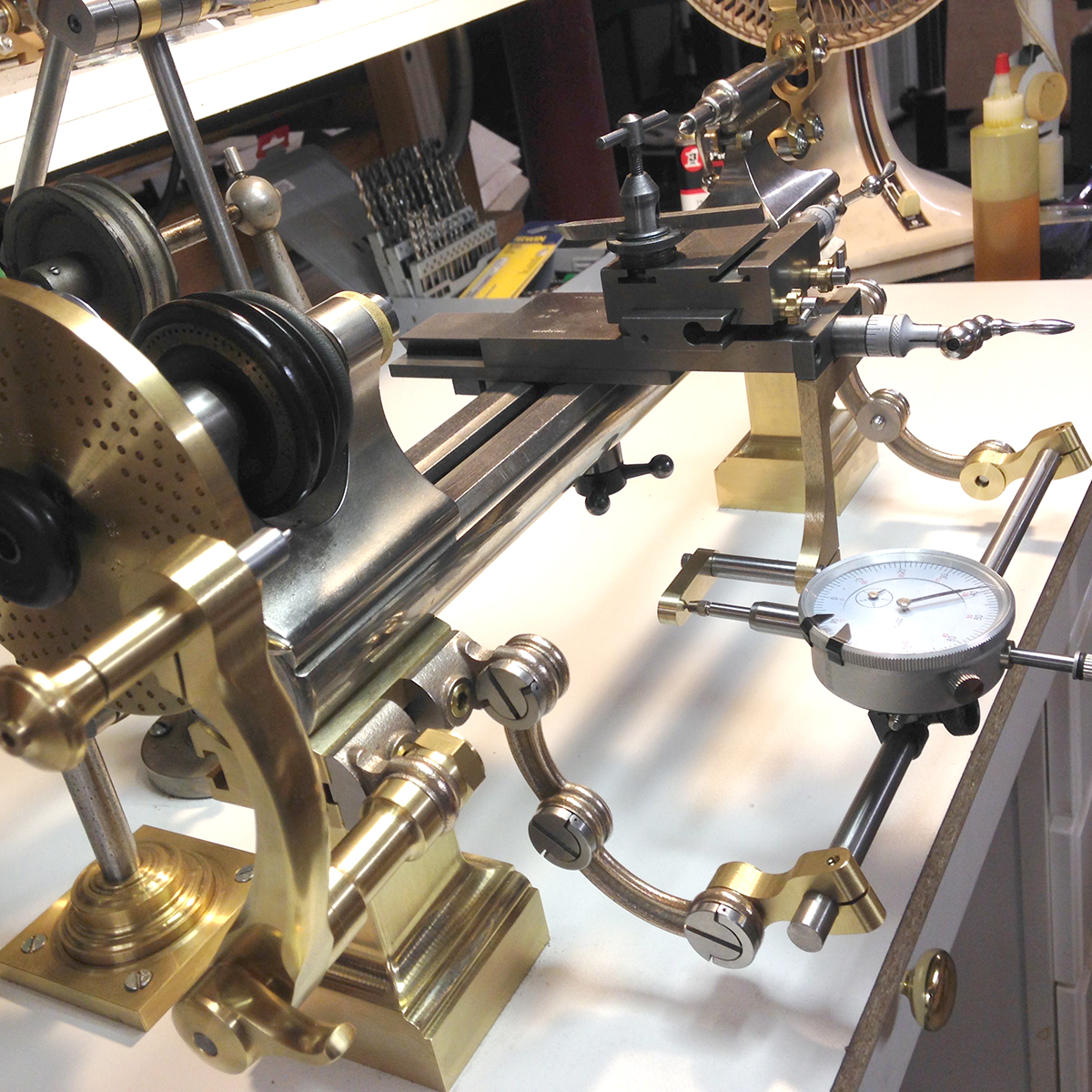 MOWRER WW LATHE TOOLS: Accessory Rail for Watchmakers Lathe