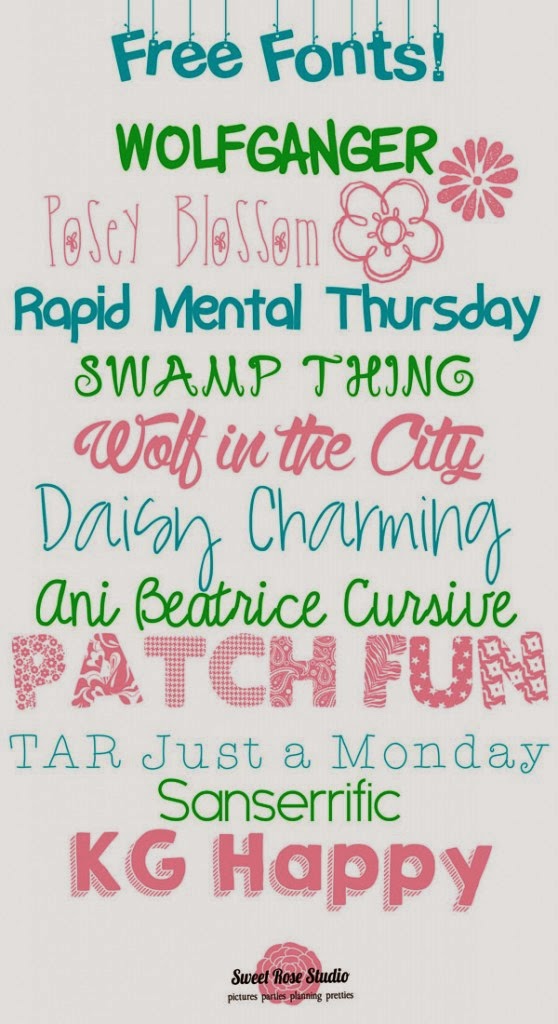 Free Sweet Font For Girly Looks - FONT BUNDLE