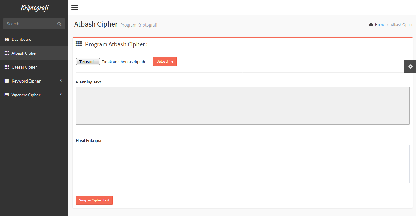 Program Kriptografi Caesar Cipher Dengan Java Seoelseodi