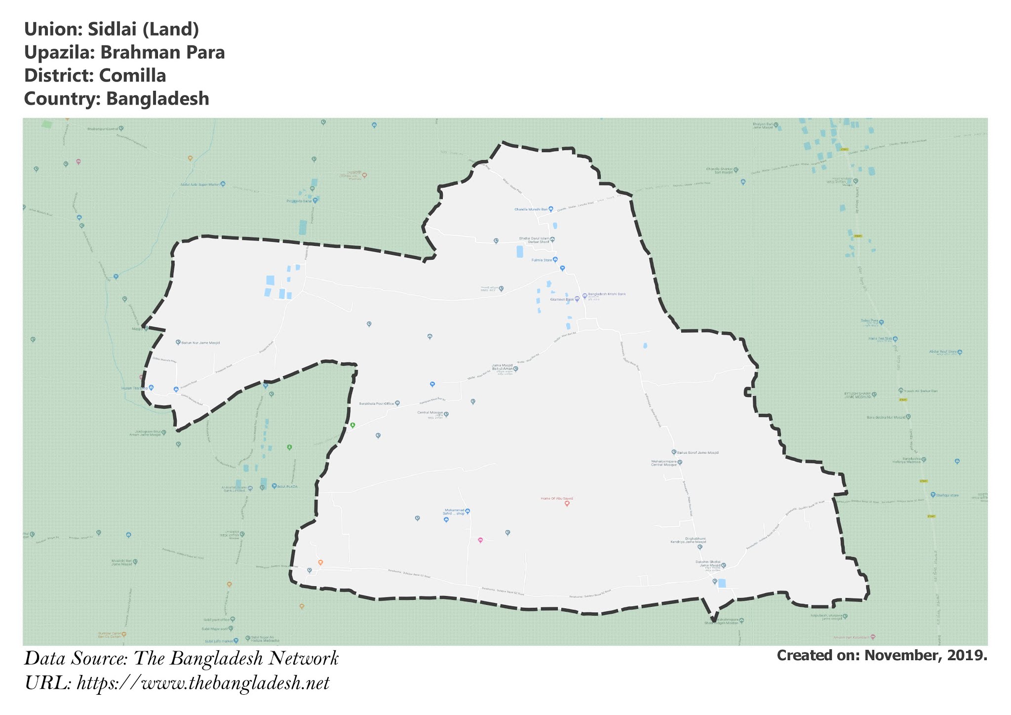 Sidlai Union, Comilla