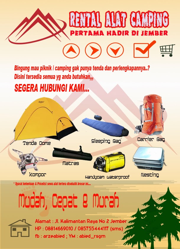 Penyewaan / Rental Alat Camping (TENDA DOME, KERIL, SLEEPING BAG ...