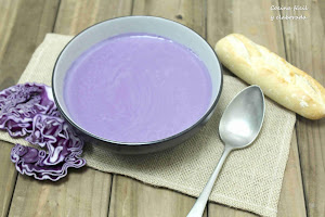 Crema de col lombarda (repollo morado) | Cocina
