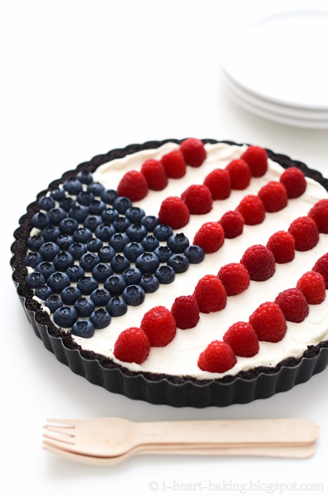i heart baking!: flag tart for fourth of july