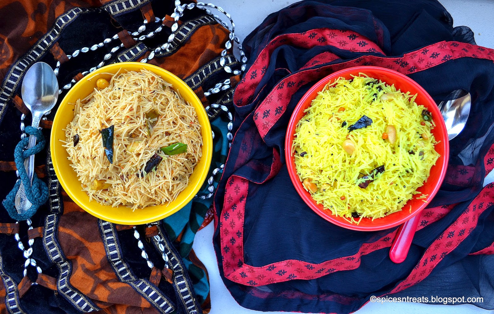 Spices and Treats: Pulikaichal | puliyogare mix | Puli Sevai and Lemon ...