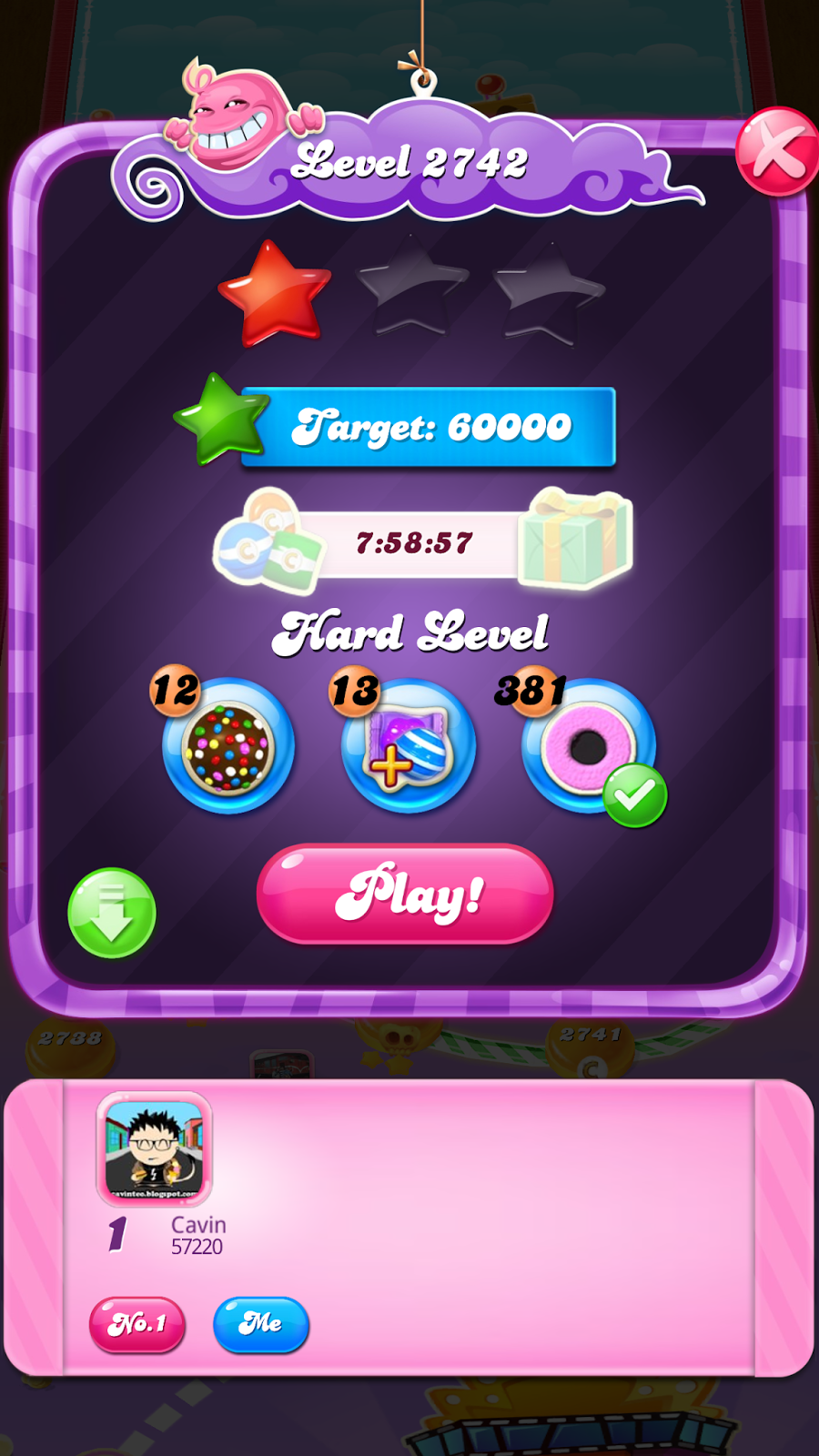 Candy Crush Coconut Wheel