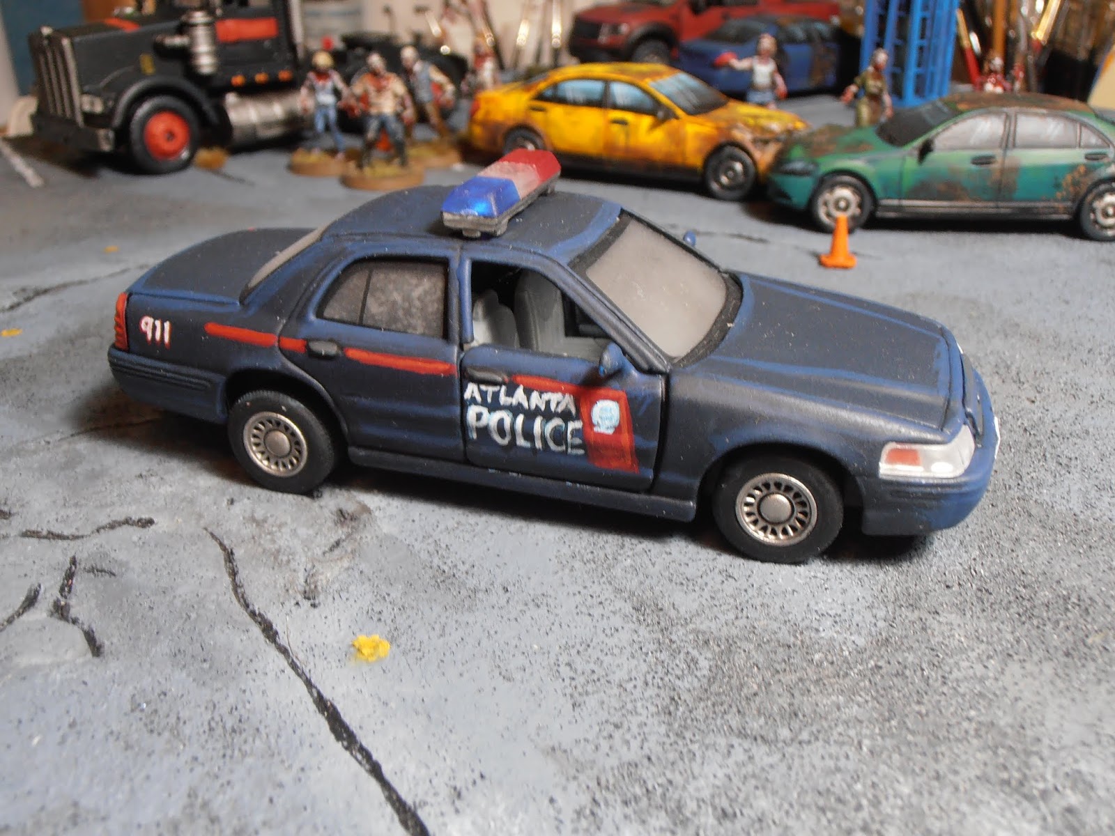 The Walking Dead Cars Stuck