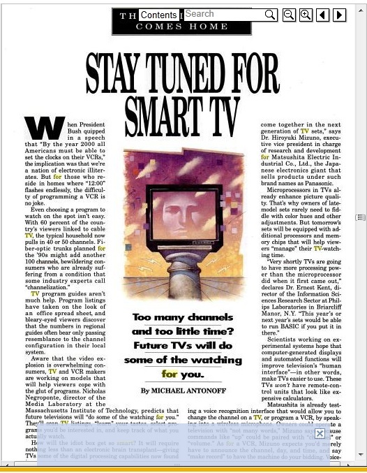 Smart TV Major Assignment Research Project: History of Smart TV? Why ...