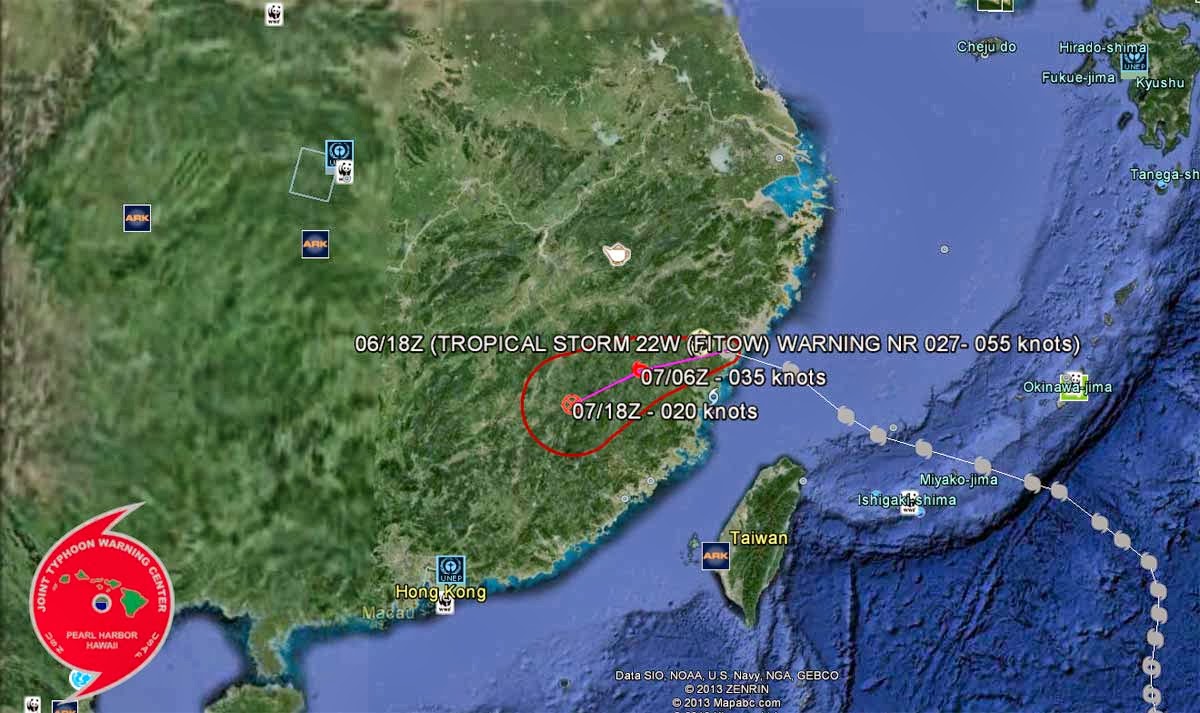 Visions of Hell: STH storm watch: Facts about FITOW and lessons for India