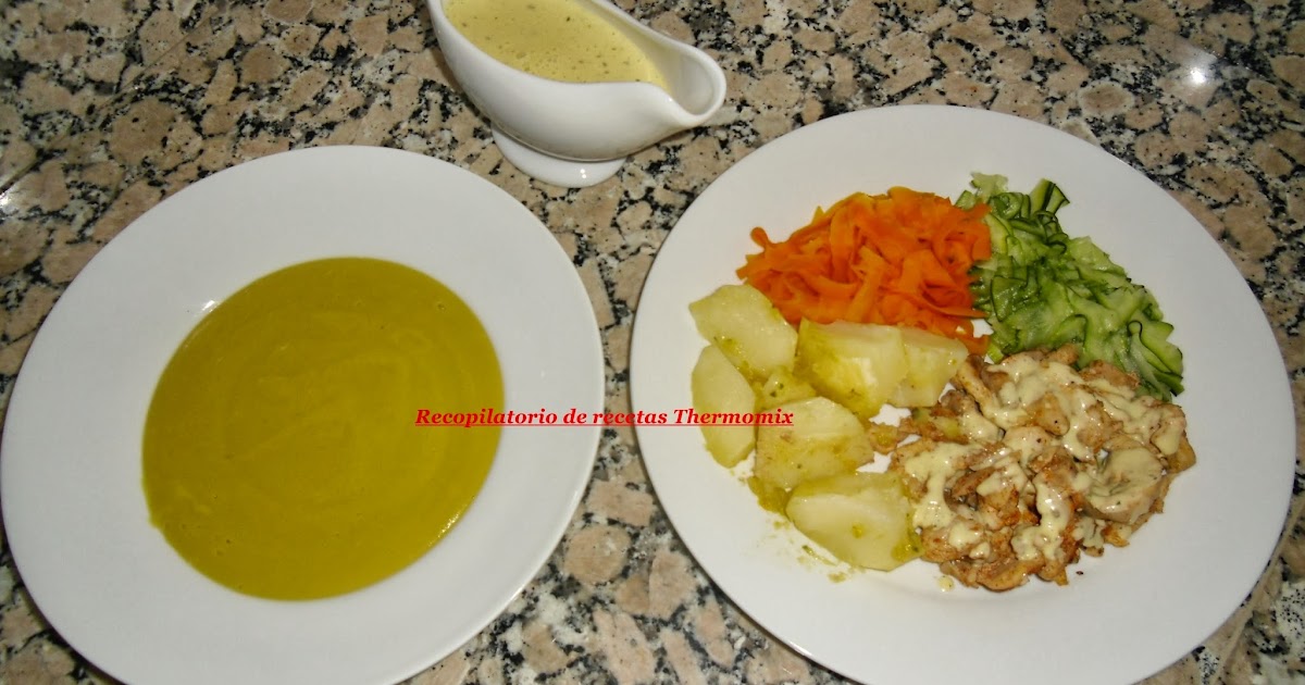 Recopilatorio de recetas thermomix: Crema de verduras y pollo al vapor ...