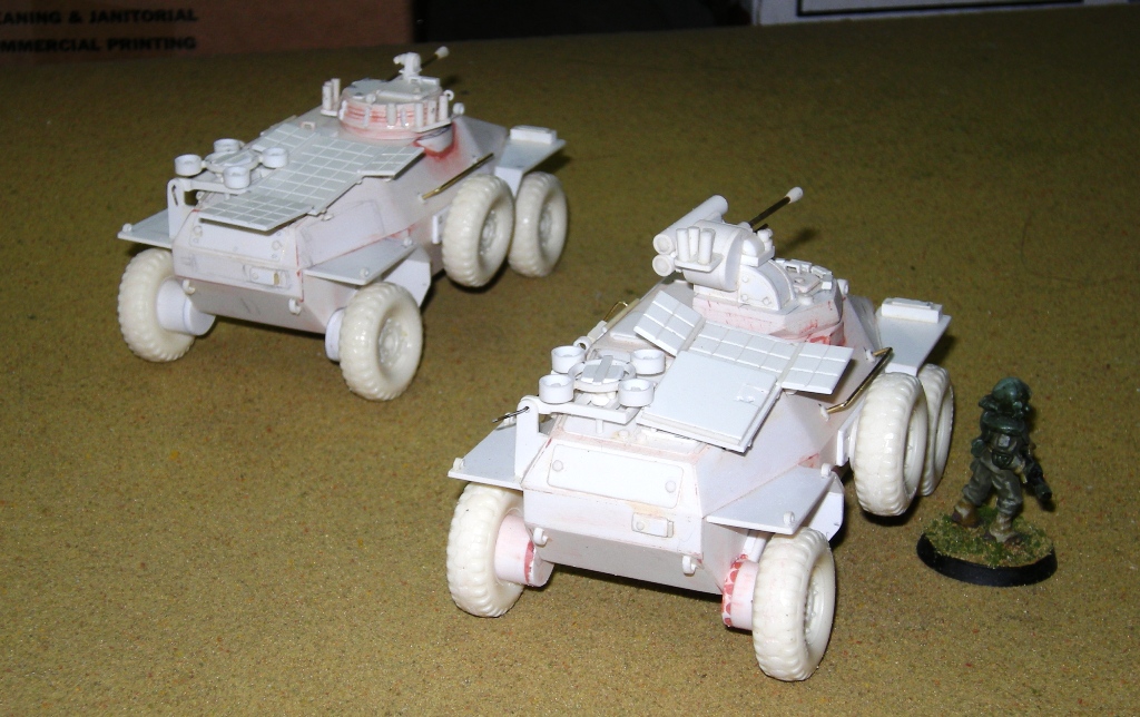 Irishserb's Miniatures Adventure: 28mm Sci-fi Recce Cars Update