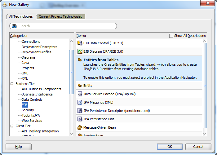 EJB 3.0 component exposed as webservice using Oracle JDeveloper: Create ... EJB 3.0 component exposed as webservice using Oracle JDeveloper: Create ...