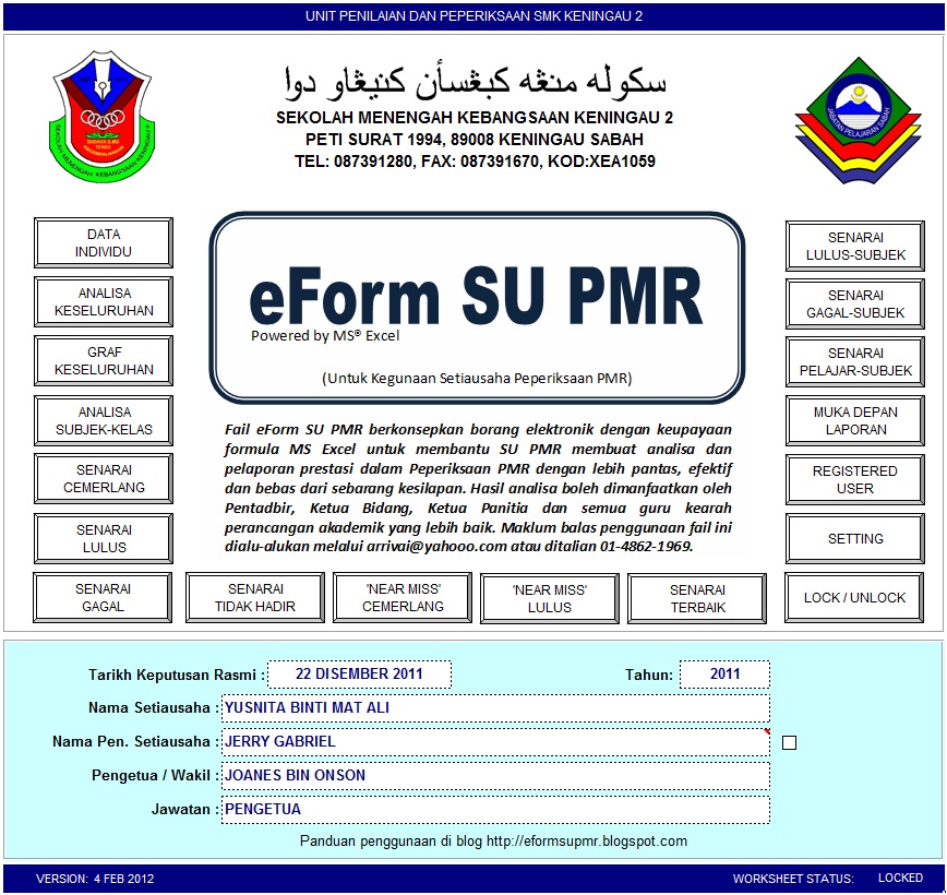 Analisa Keputusan PMR Menggunakan eForm SU PMR: PANDUAN PENGGUNAAN E ...