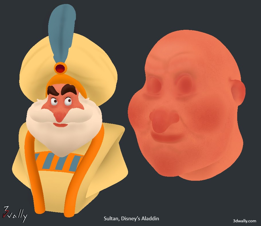 3Dwally: Sultan, Disney's Aladdin