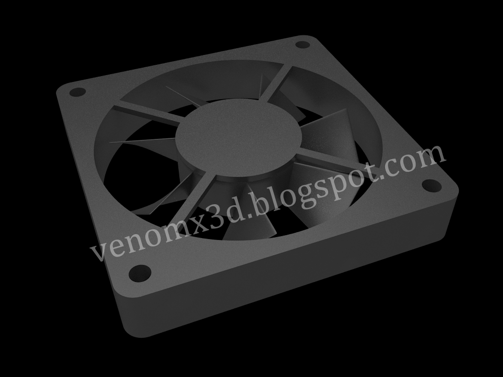 V3N0M's - 2D and 3D art: How to model a Computer Fan in 3Ds MAX