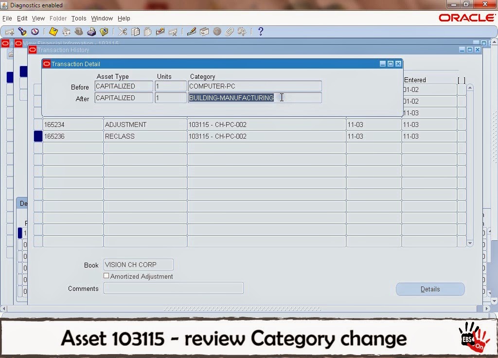 Oracle EBS Hands-on: How to Change Category for an Asset in Oracle EBS ...