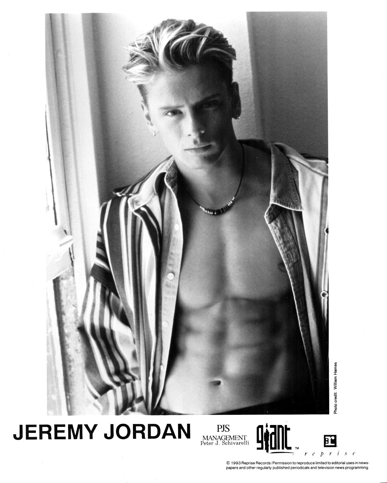 Lansure's Music Paraphernalia: JEREMY JORDAN | Press Kit | Memorabilia