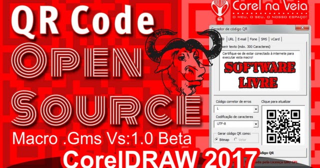 QR Code Open Source for CorelDRAW 2017 - Corel na Veia
