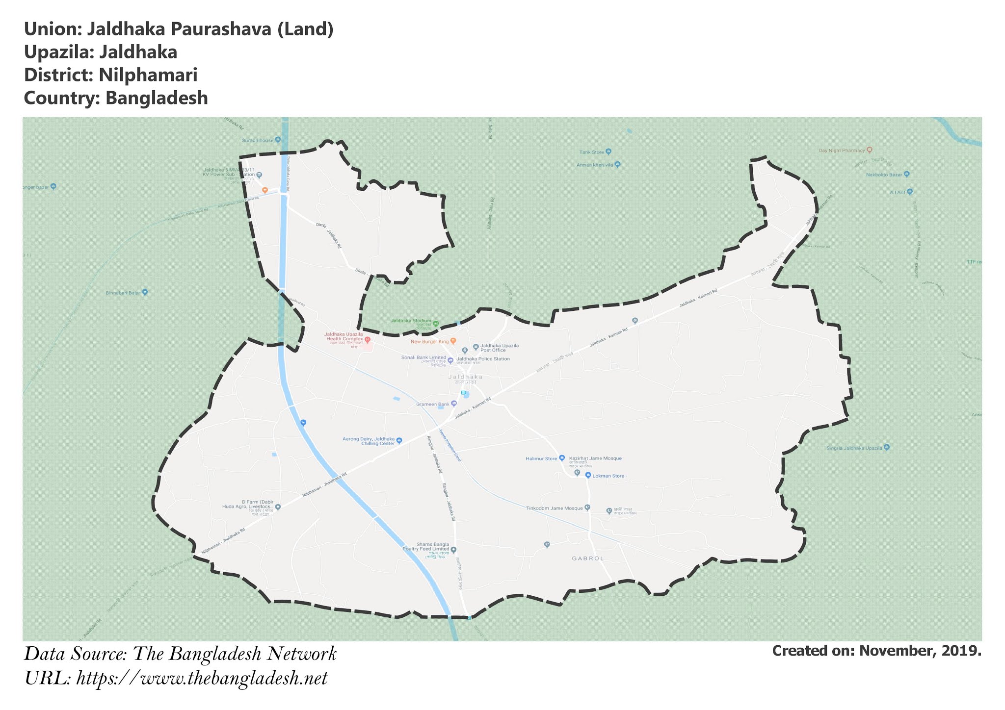 Jaldhaka Paurashava, Nilphamari