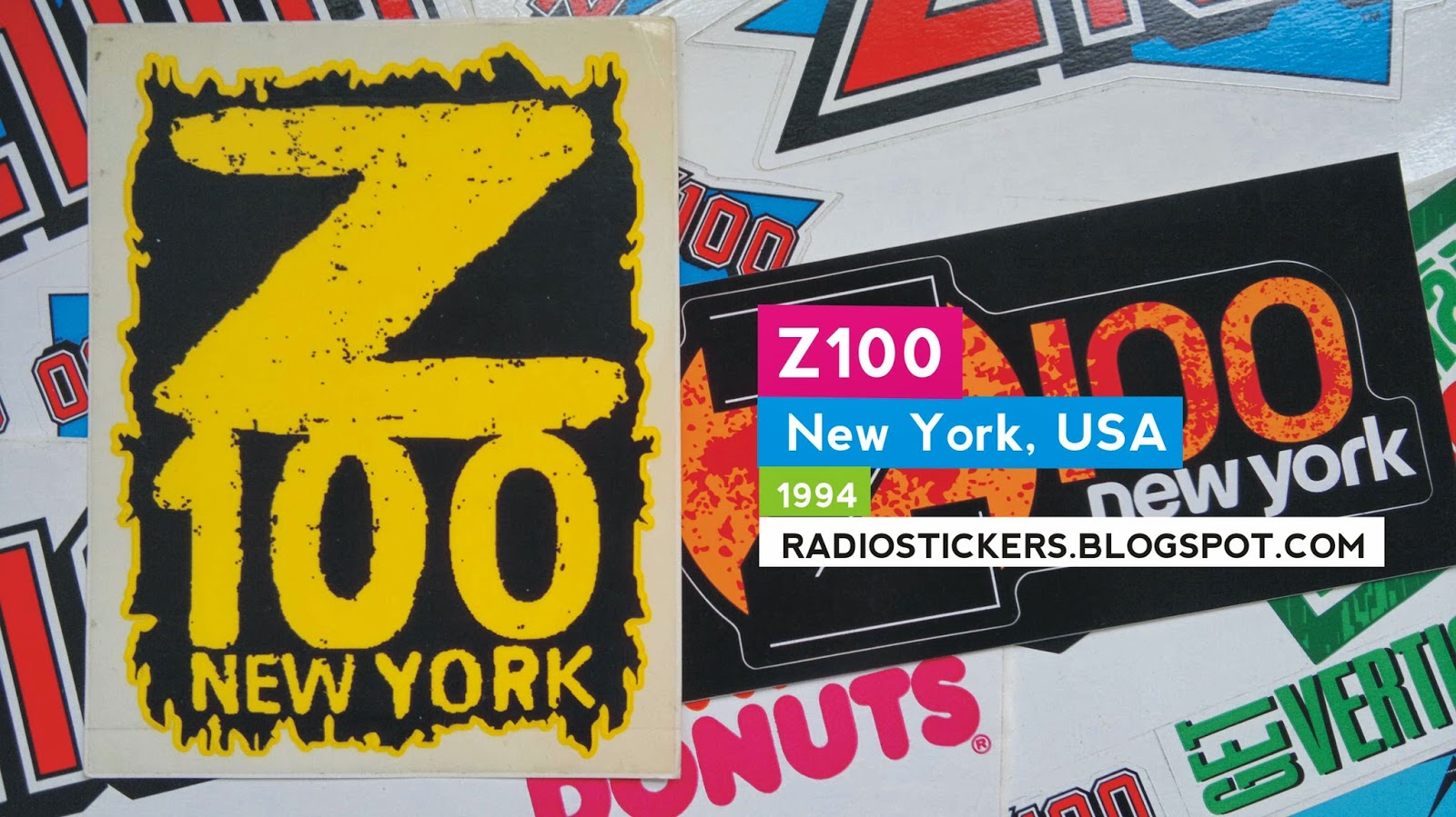 RADIO station stickers... and more!: Z100, New York (1983-2013)