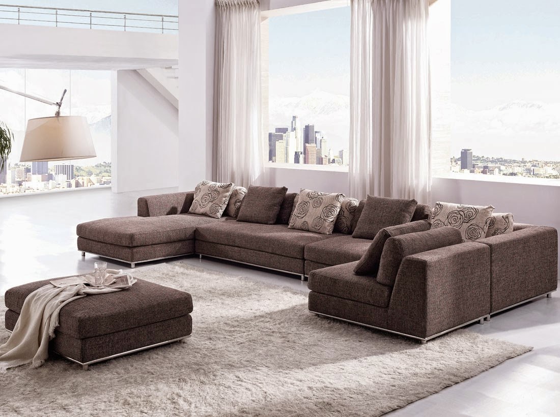 Home Priority: Beautiful U Shaped Sofa Design for Modern Room Design
