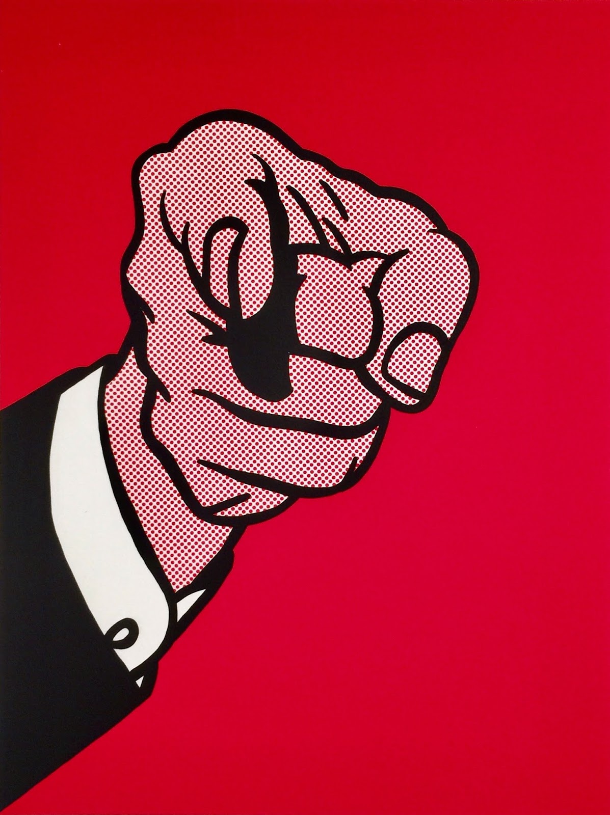 Modern & Contemporary Art Collection: "Finger Pointing," 1973 by Roy ...