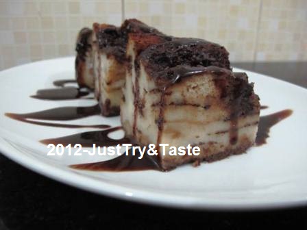 Puding Roti Coklat | Just Try & Taste