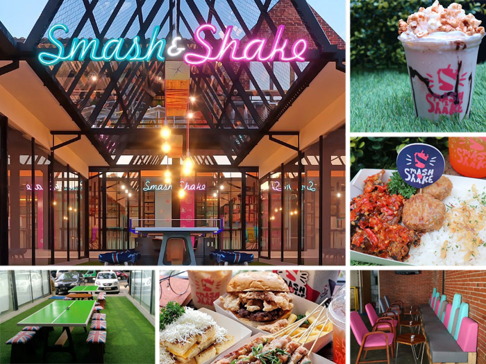 Smash & Shake Jalan Sulanjana, Tempat Asyik Buat Kuliner dan Nongkrong