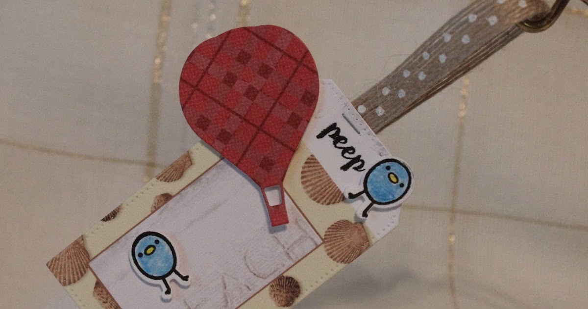 Created by Sunshine HoneyBee: peep Hot Balloon lift off from Beach Tag