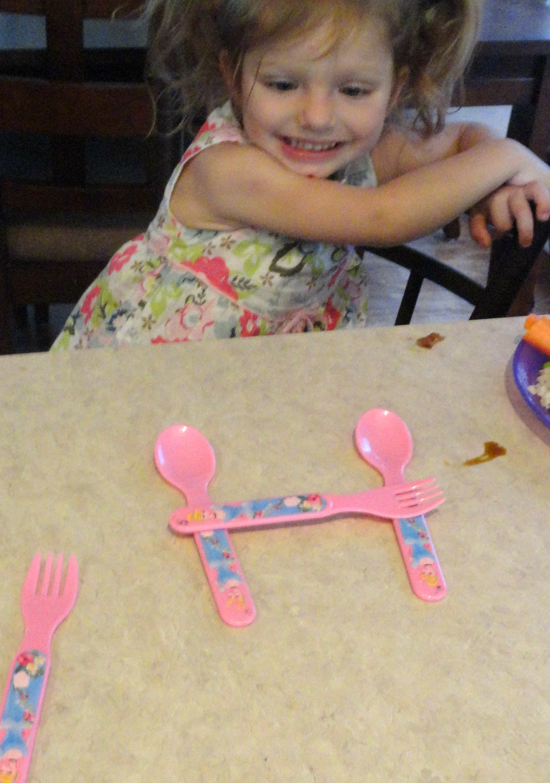 Create, Play, Teach: Letter fun with silverware