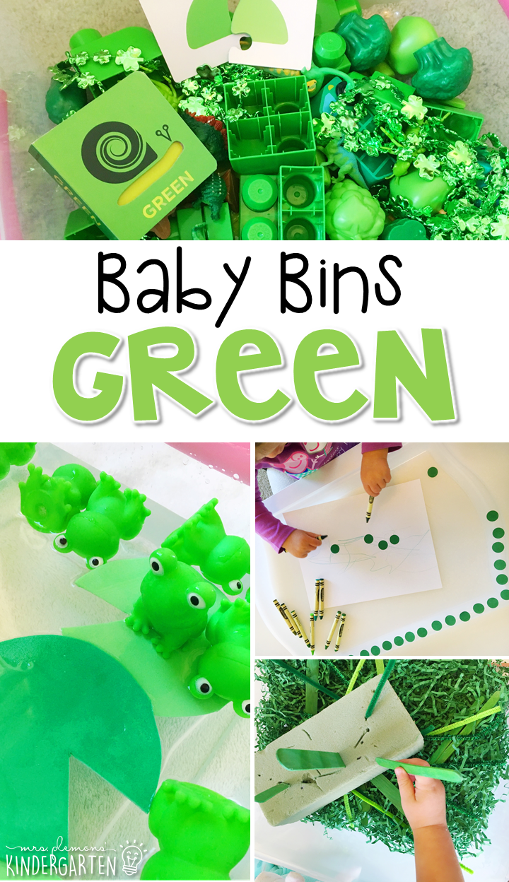 Baby Bins: Green Theme - Mrs. Plemons' Kindergarten