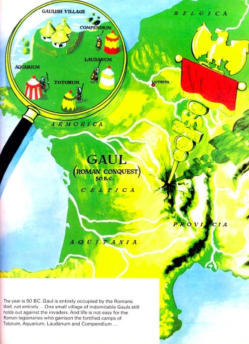 Asterix Obelix Collection: Gaul Map
