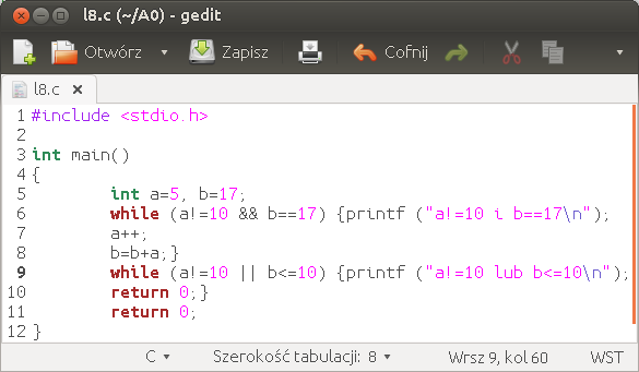 Tandem Windows-Ubuntu: Programowanie w Ubuntu (8)
