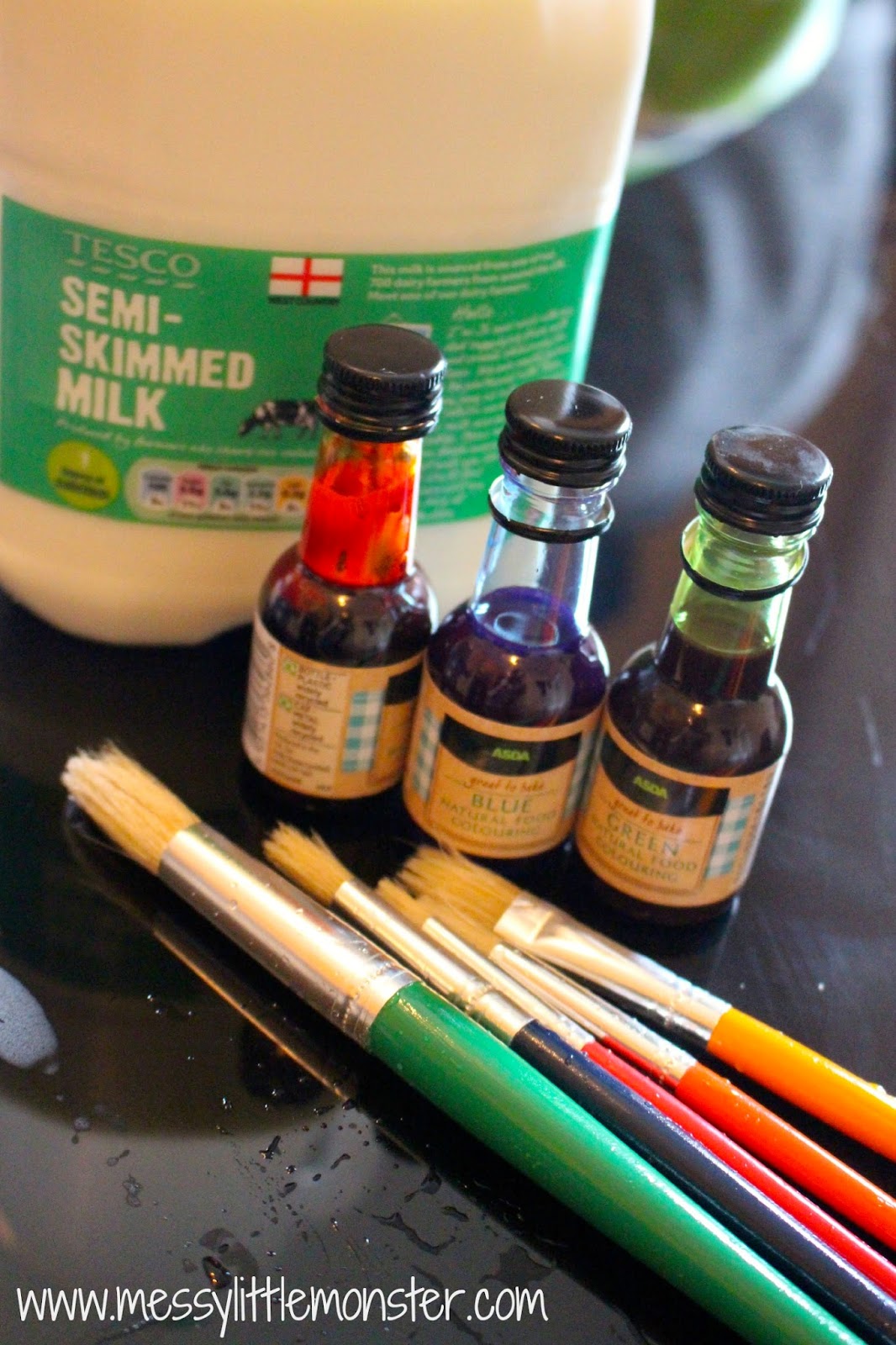 Painted Firework Toast - Messy Little Monster