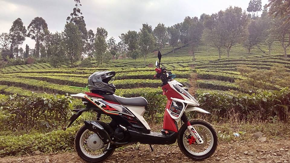 30 Gambar Modifikasi X Ride Ala Supermoto Paling Tangguh