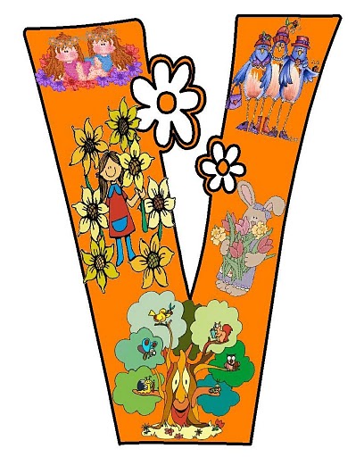 Dibujos letras primavera para imprimir-Colorear dibujos,letras ...